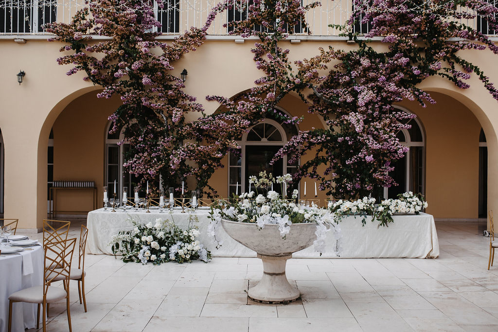 Glamorous Split Wedding With Elegant Decorations