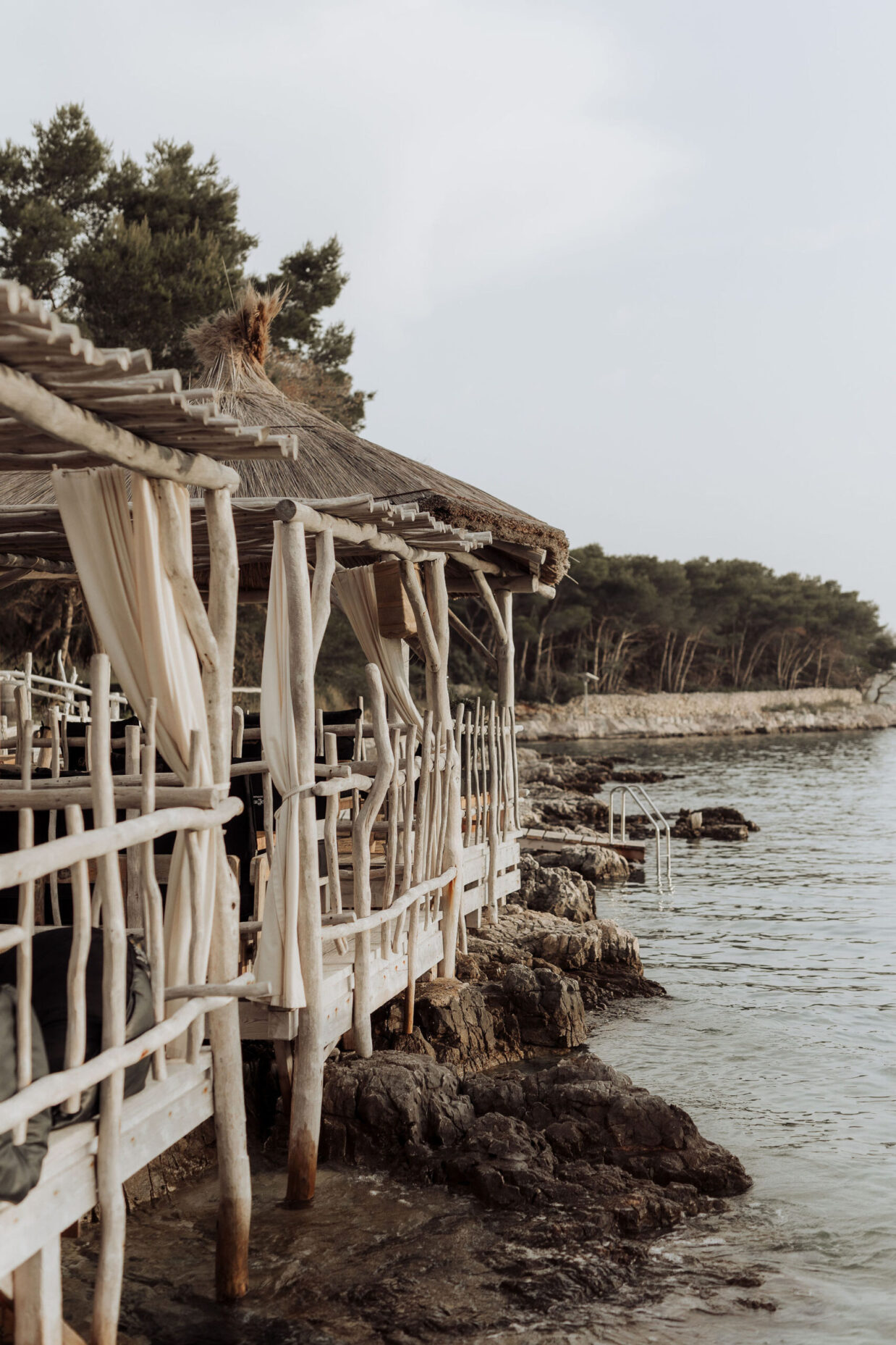 Laganini Beach Restaurant Terrace Hvar - Adriatic Wedding Croatia